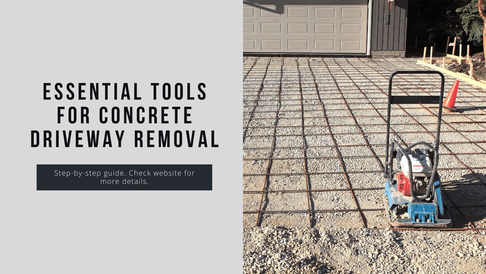 How To Remove a Concrete Driveway Before Installing Asphalt